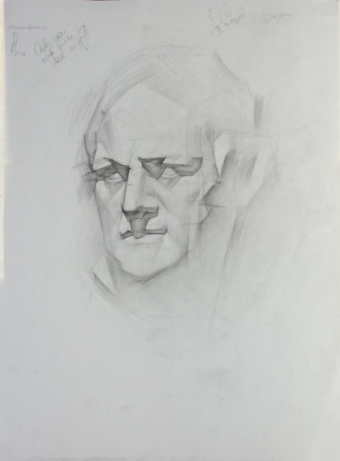 Plaster head - www.verabondare.art